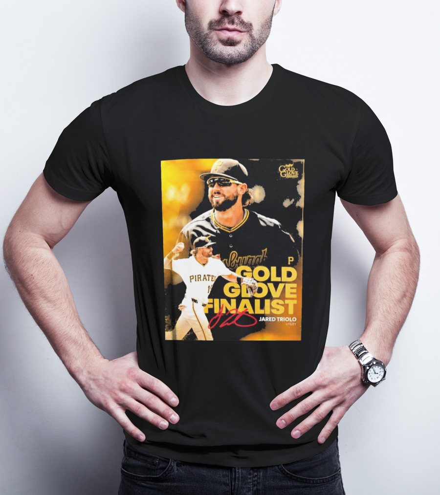 Jared Triolo Pirates Gold Glove Award Finalist Utility T-Shirt