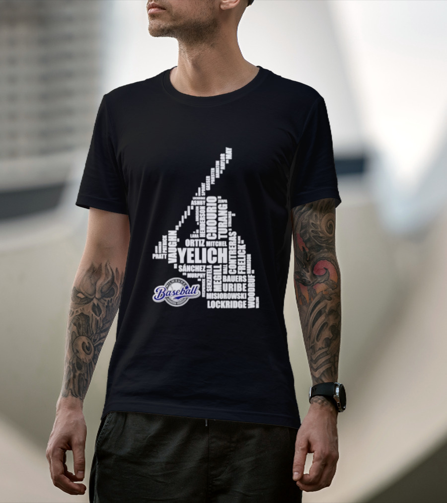 Milwaukee Brewers 2026 MLB Yelich Baseball Stars Names T-Shirt