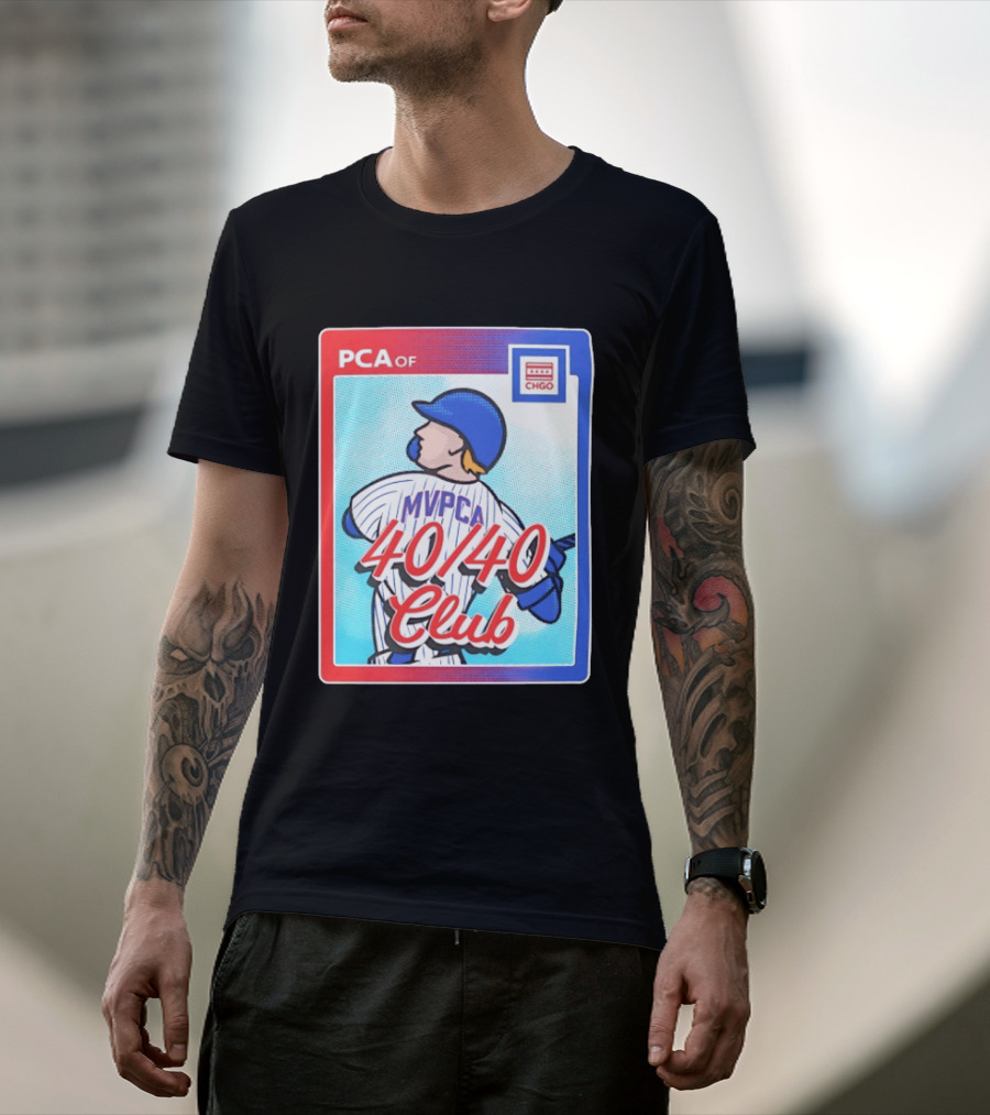 PCA CHGO MVP 40/40 Club Baseball Chicago Cubs T-Shirt