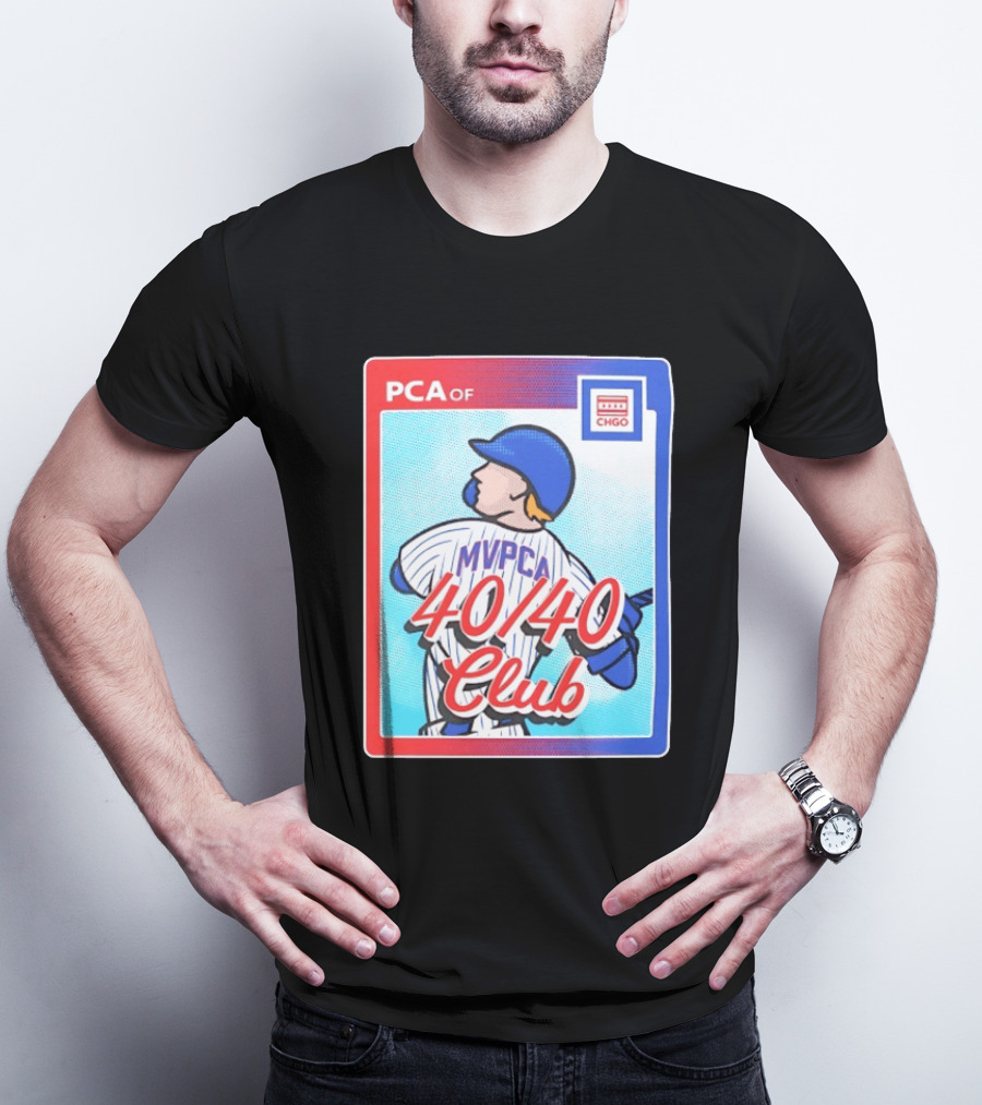 PCA CHGO MVP 40/40 Club Baseball Chicago Cubs T-Shirt