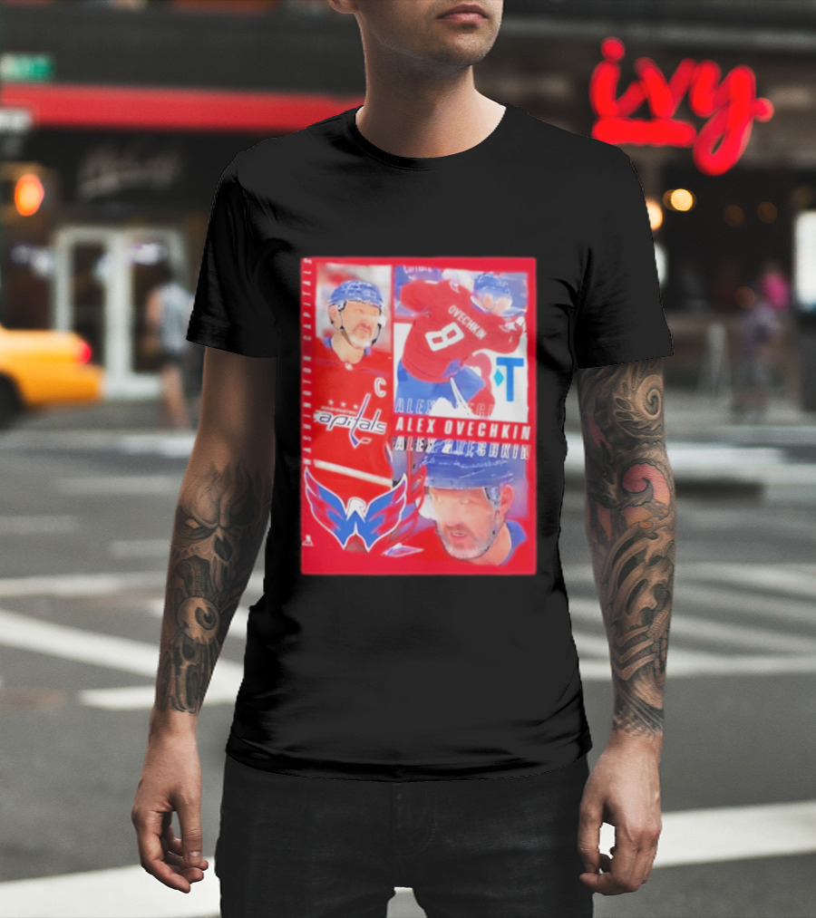 Washington Capitals Alex Ovechkin 8 NHL 2026 T-Shirt