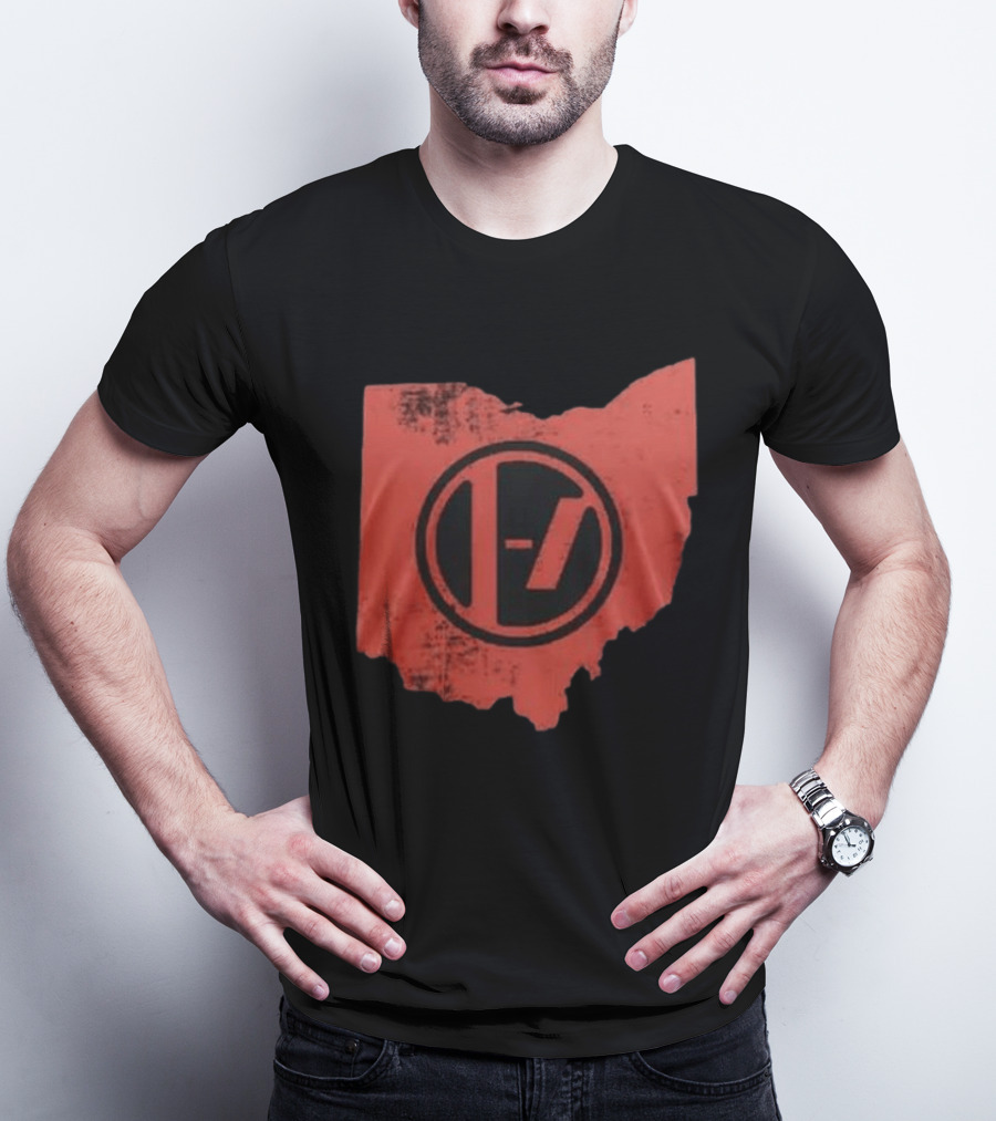Twenty One Pilots Ohio State Symbol 2026 Stadium Tour Black T-Shirt