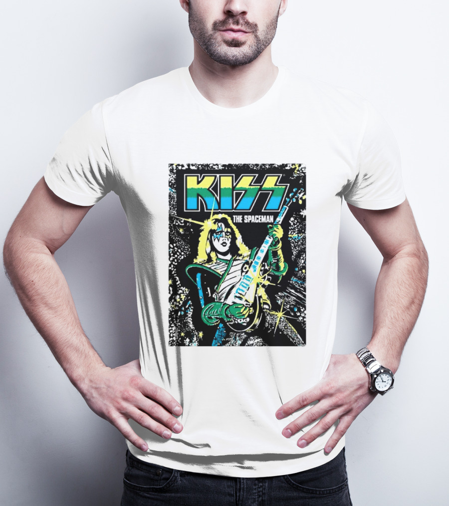 Kiss The Spaceman Ace Frehley Ben Cooper Action Figures Halloween 2026 70s T-Shirt