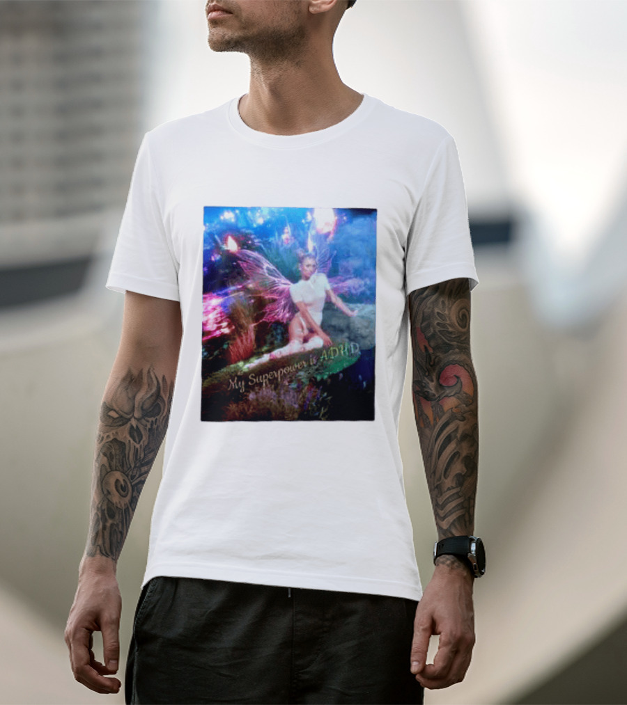 Paris Hilton My Superpower Is ADHD Fairy Meadow T-Shirt