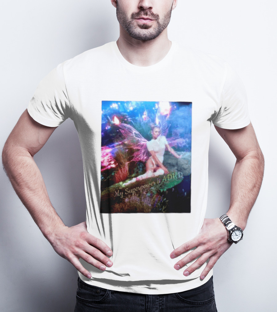 Paris Hilton My Superpower Is ADHD Fairy Meadow T-Shirt