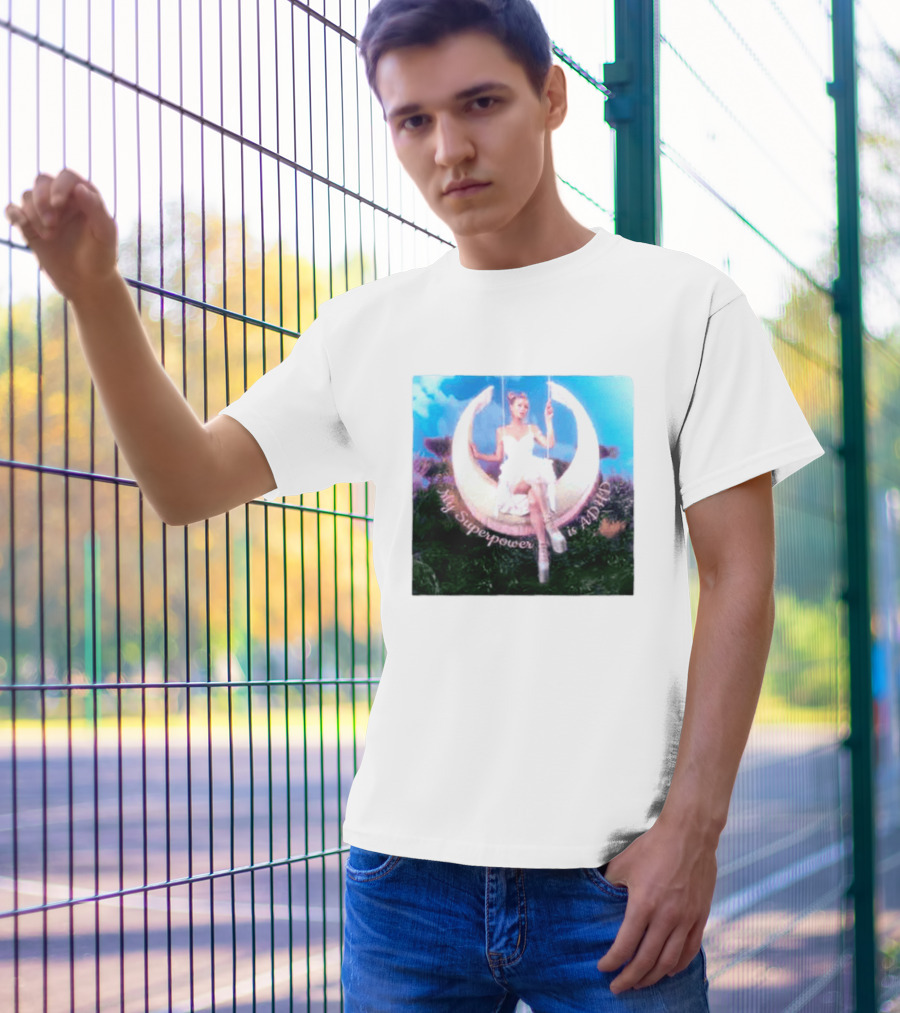 Paris Hilton Moon Swing My Superpower Is ADHD T-Shirt