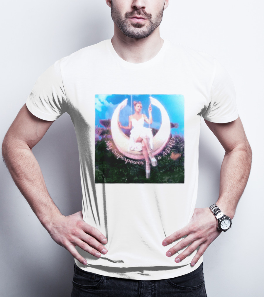 Paris Hilton Moon Swing My Superpower Is ADHD T-Shirt