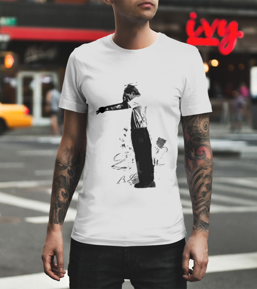The Kid Laroi A Perfect World Tour 2026 Black Scribble T-Shirt