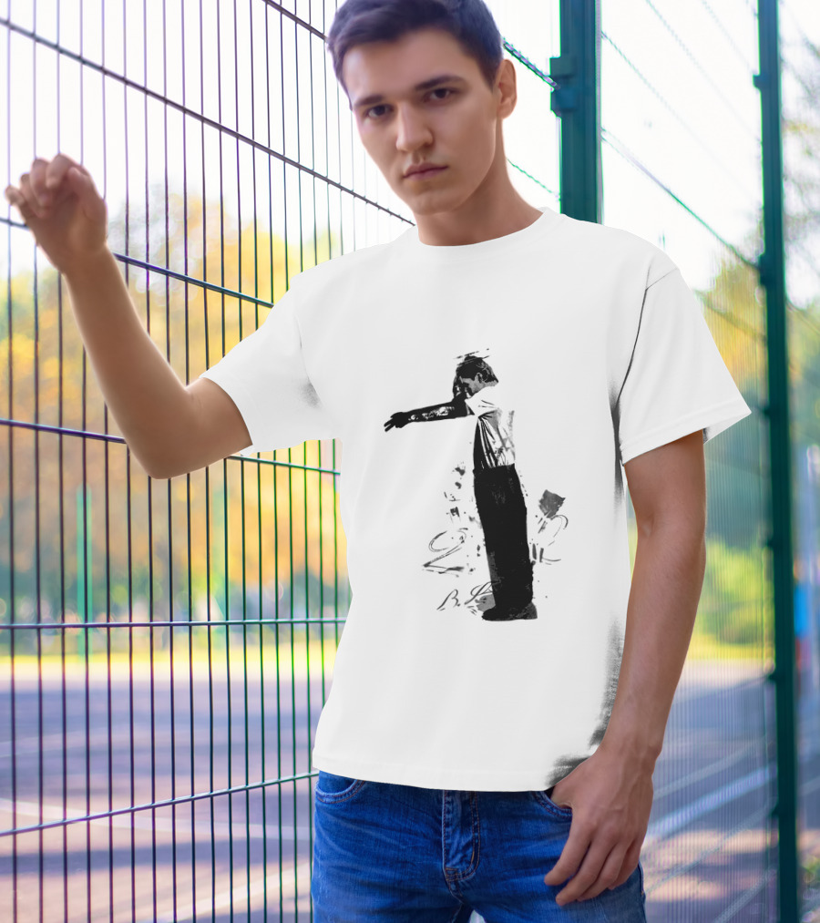 The Kid Laroi A Perfect World Tour 2026 Black Scribble T-Shirt