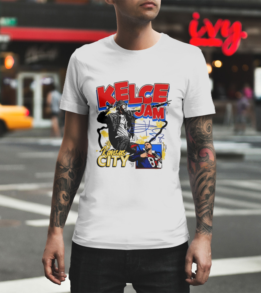 Kelce Jam Kansas City Chiefs Football Star T-Shirt