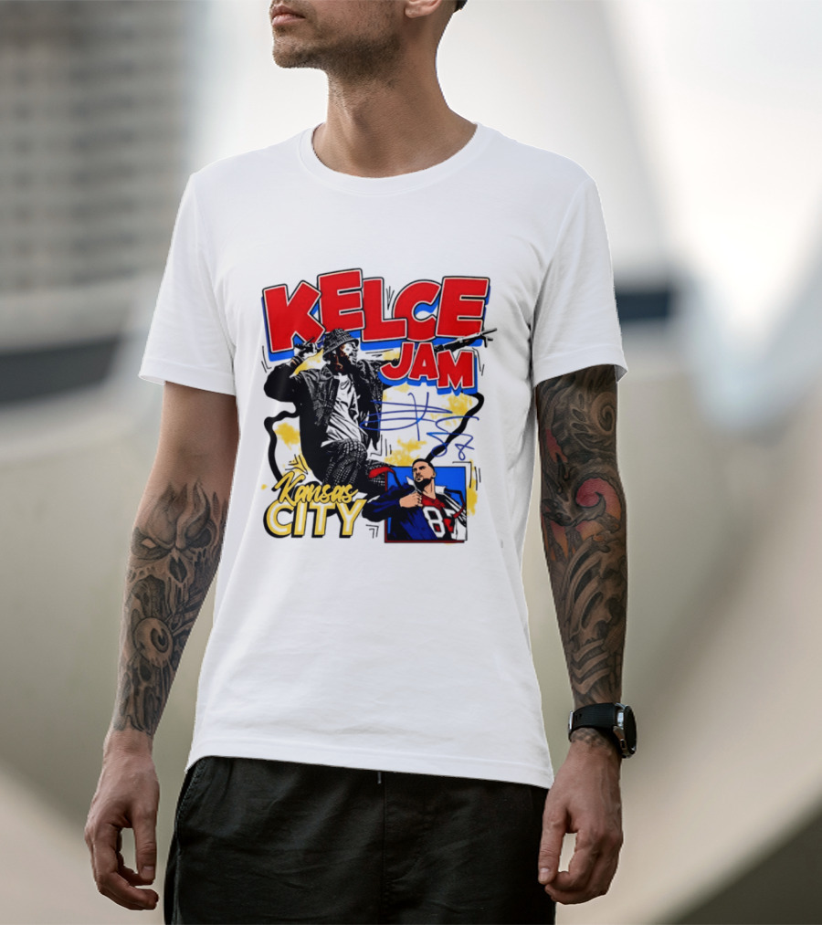 Kelce Jam Kansas City Chiefs Football Star T-Shirt
