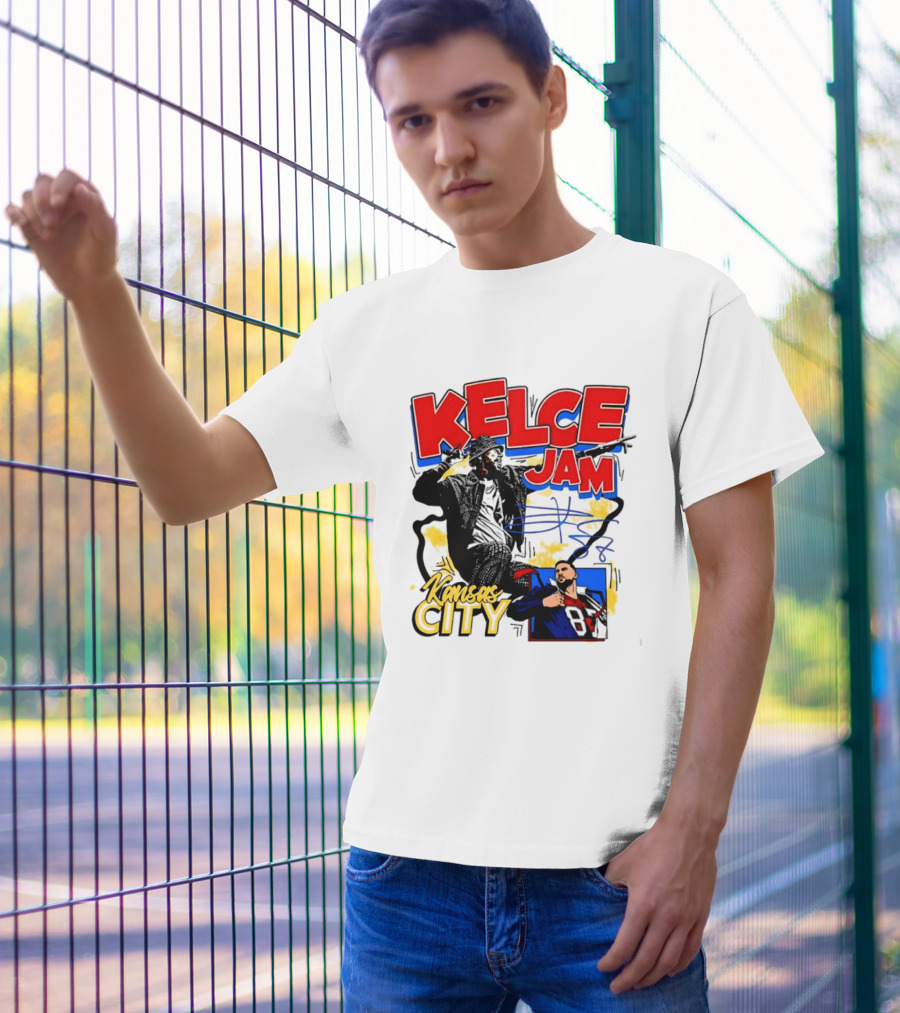 Kelce Jam Kansas City Chiefs Football Star T-Shirt
