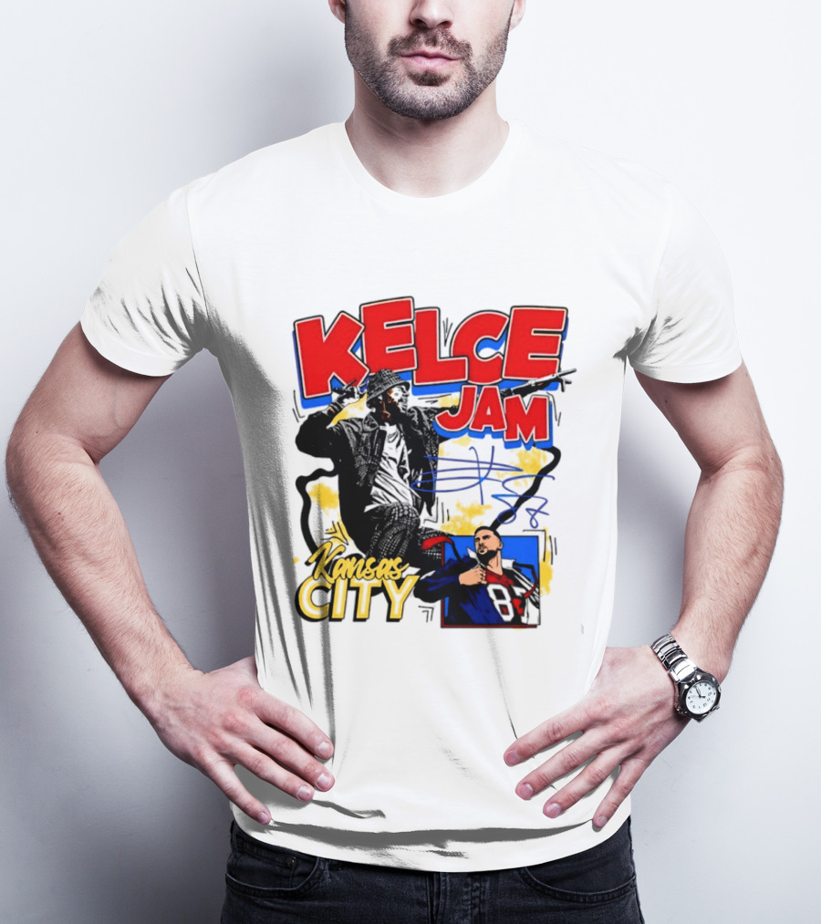 Kelce Jam Kansas City Chiefs Football Star T-Shirt