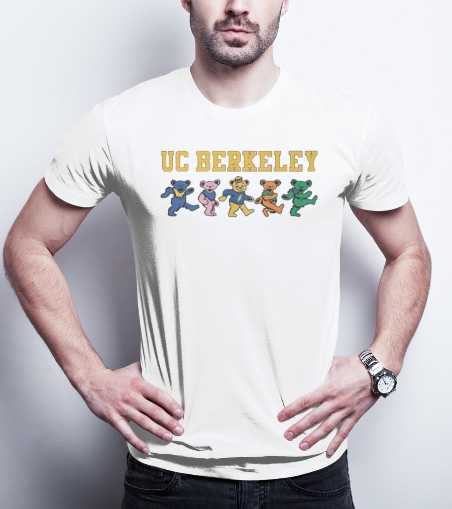UC Berkeley Dancing Bears Grateful Dead Collaboration T-Shirt