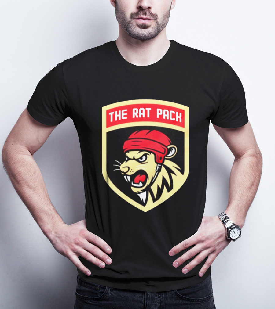 Florida Panthers The Rat Pack NHL Hockey Fierce Lion Head T-Shirt
