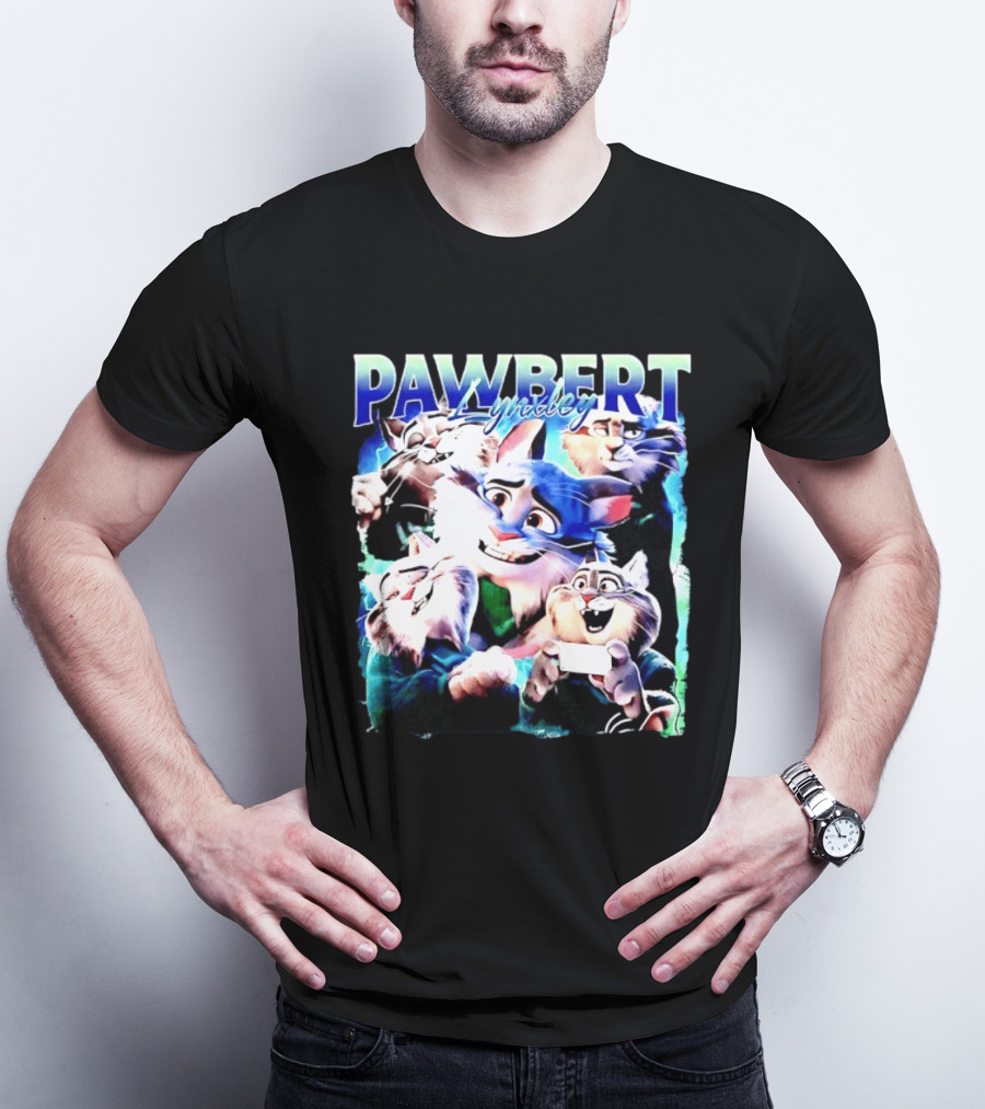 PAWBERT Lynxley Movie Feline Lynx Cat T-Shirt