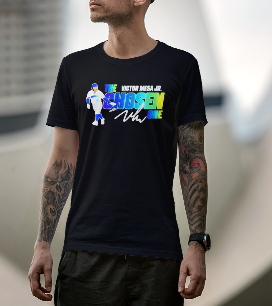 Rays Victor Mesa Jr The Chosen One Baseball Player T-Shirt