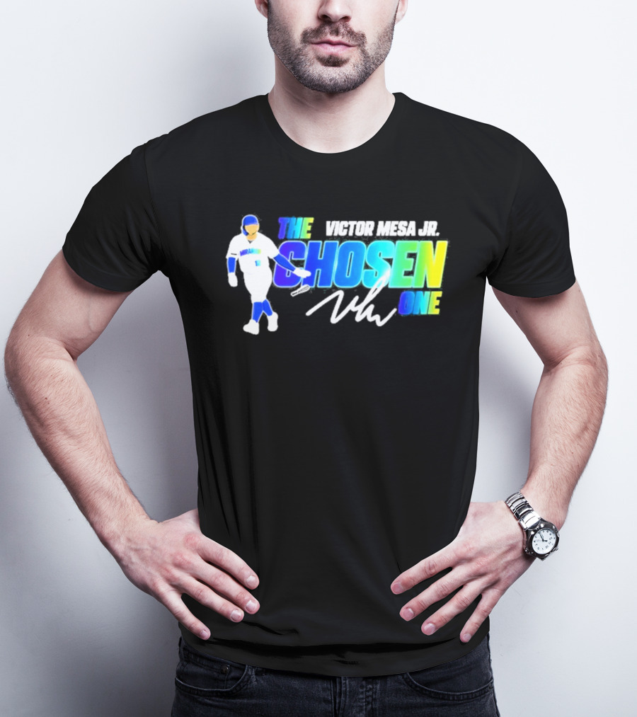 Rays Victor Mesa Jr The Chosen One Baseball Player T-Shirt