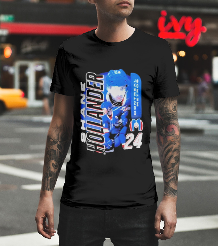 Shane Hollander 24 Montreal Metros Hockey Movie Rivalry T-Shirt