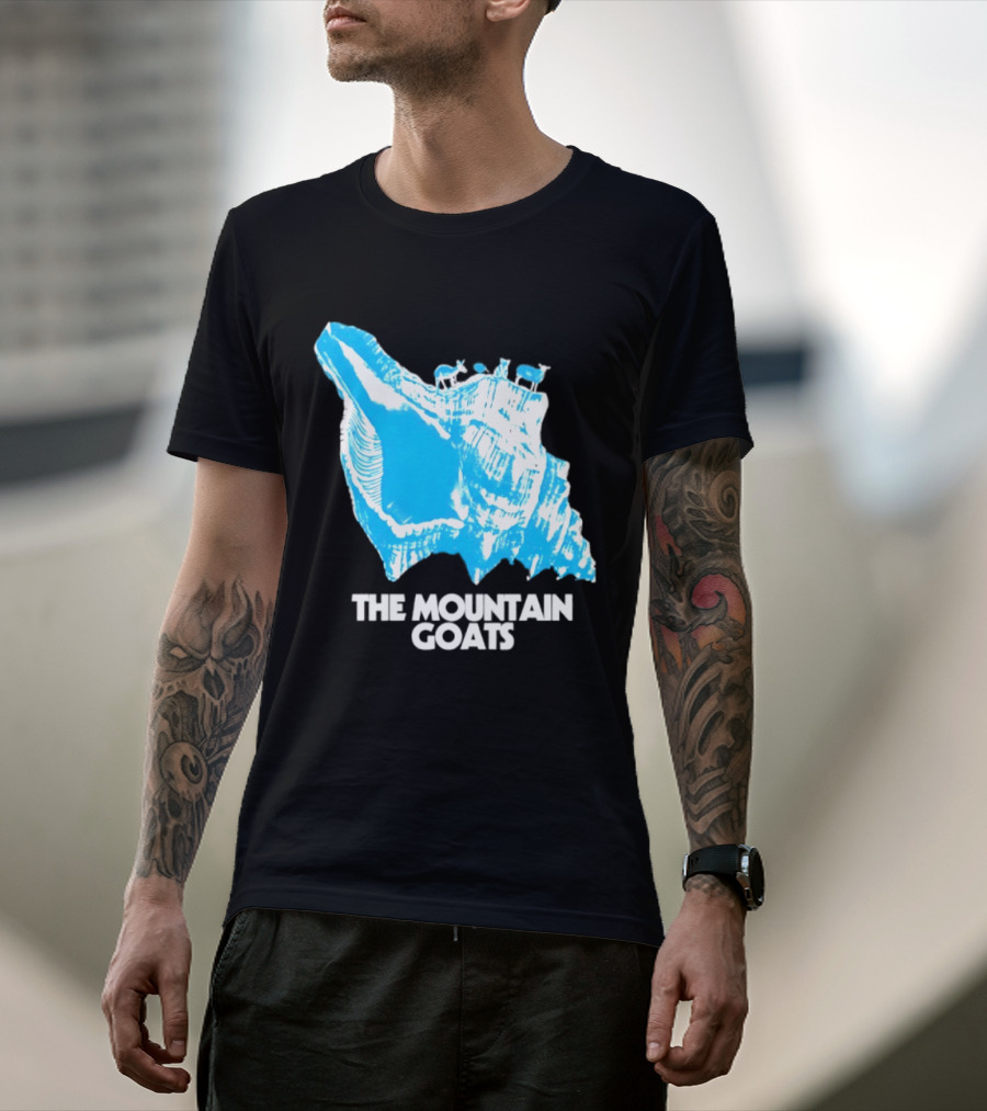 The Mountain Goats Indie Rock John Darnielle Blue Conch T-Shirt
