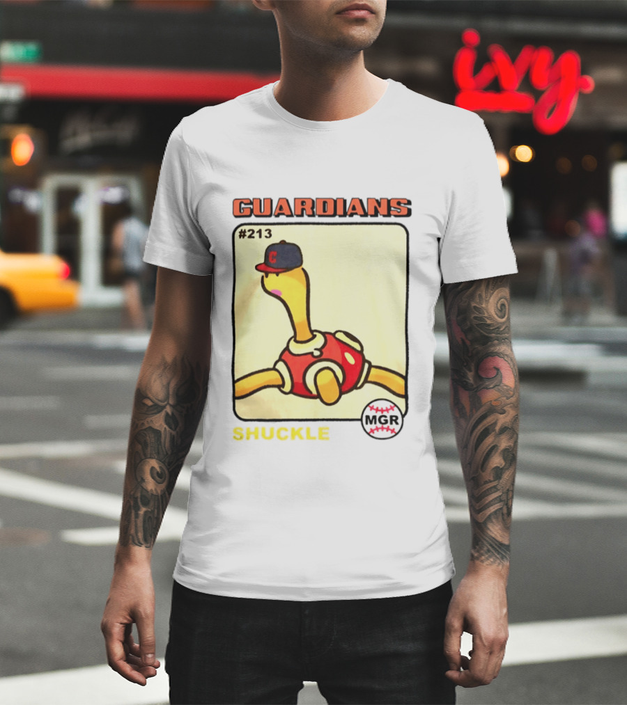 GUARDIANS Pokémon Shuckle #213 MGR Baseball Fusion T-Shirt