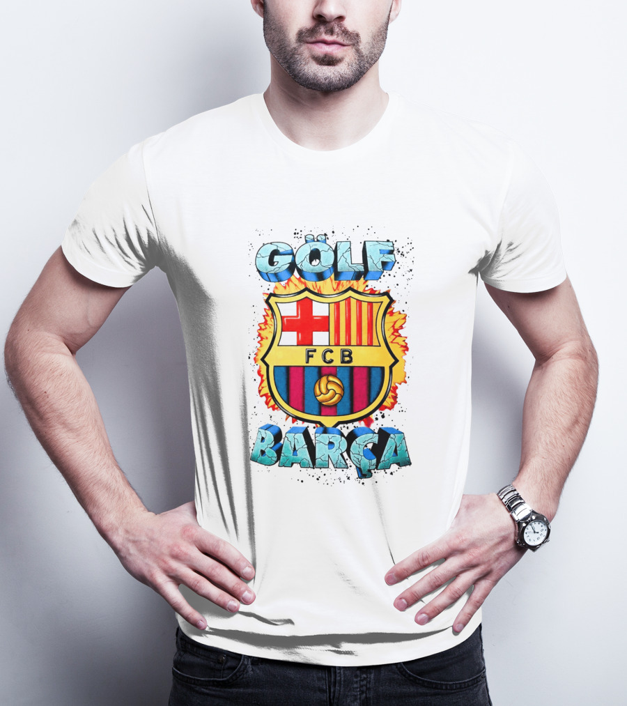 FCB Golf Barça Soccer Crest T-Shirt