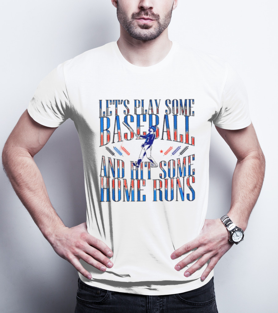 Let's Play Some Baseball And Hit Some Home Runs Milwaukee Brewers T-Shirt