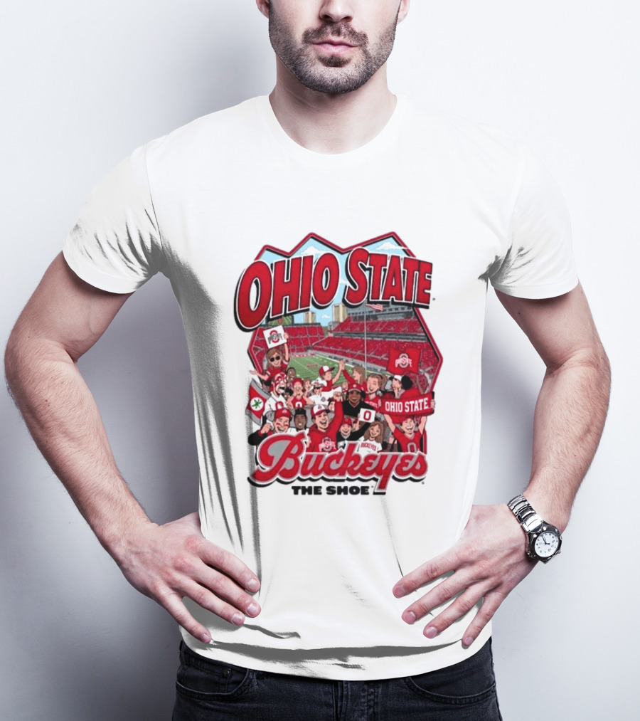 Ohio State Buckeyes The Shoe 2026 Football Ohio Stadium T-Shirt