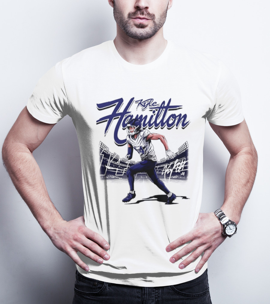 Hamilton Kyle 14 Baltimore Ravens Player Name T-Shirt