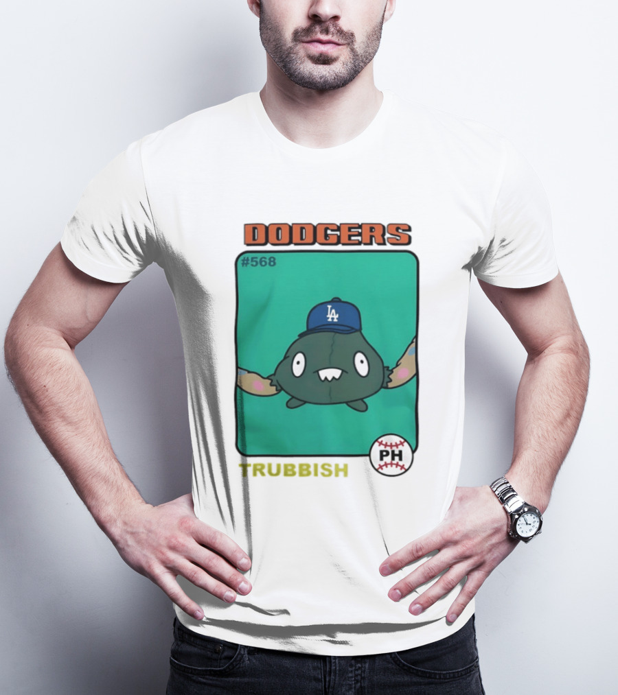 Los Angeles Dodgers Trubbish Pokémon Hat PH #568 T-Shirt