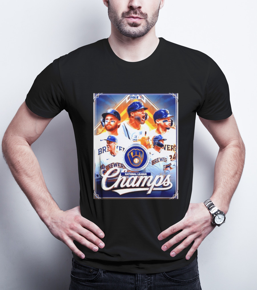 Milwaukee Brewers 2026 MLB Postseason NLCS Champs National League T-Shirt