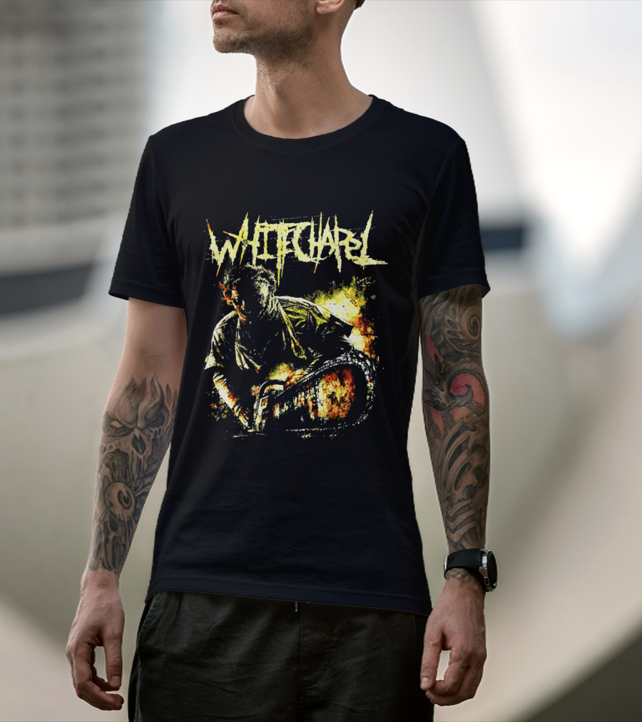 Whitechapel Australia 2026 Tour Chainsaw Artistry T-Shirt