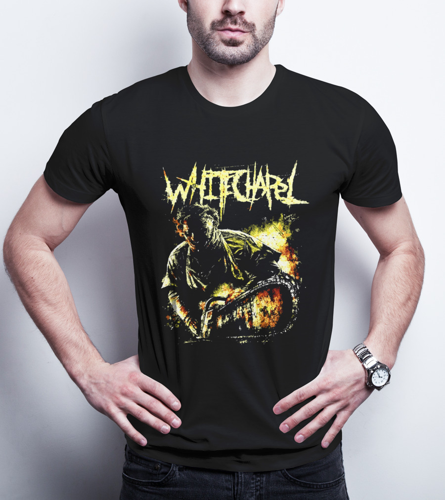Whitechapel Australia 2026 Tour Chainsaw Artistry T-Shirt