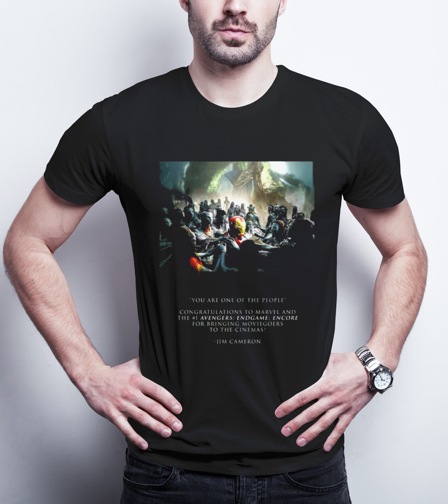 James Cameron Avengers Endgame Encore Congratulations Marvel Avatar T-Shirt