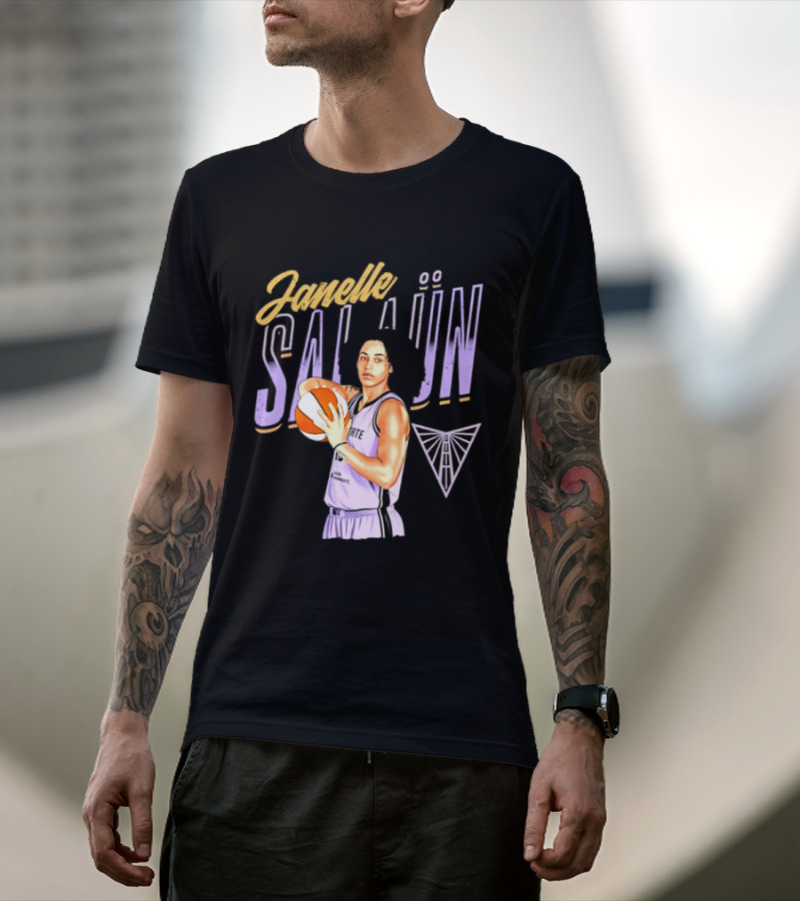 Janelle Salaun Golden State Valkyries Basketball Pose 2026 T-Shirt