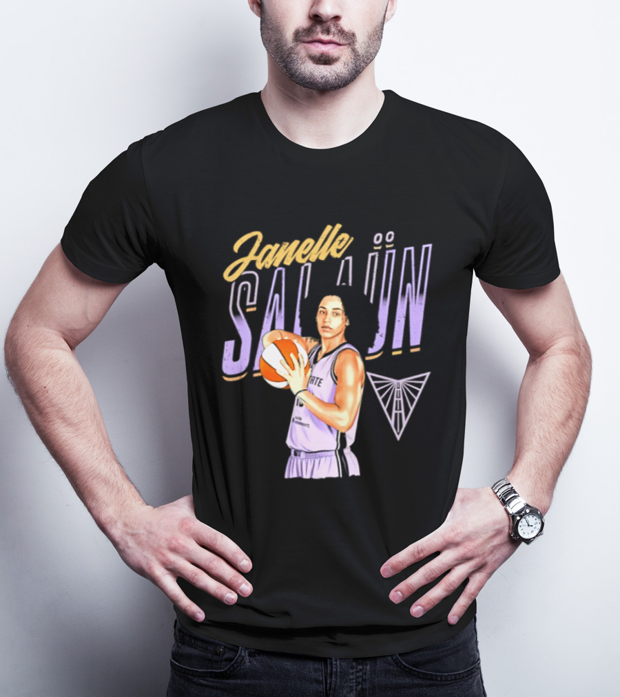 Janelle Salaun Golden State Valkyries Basketball Pose 2026 T-Shirt