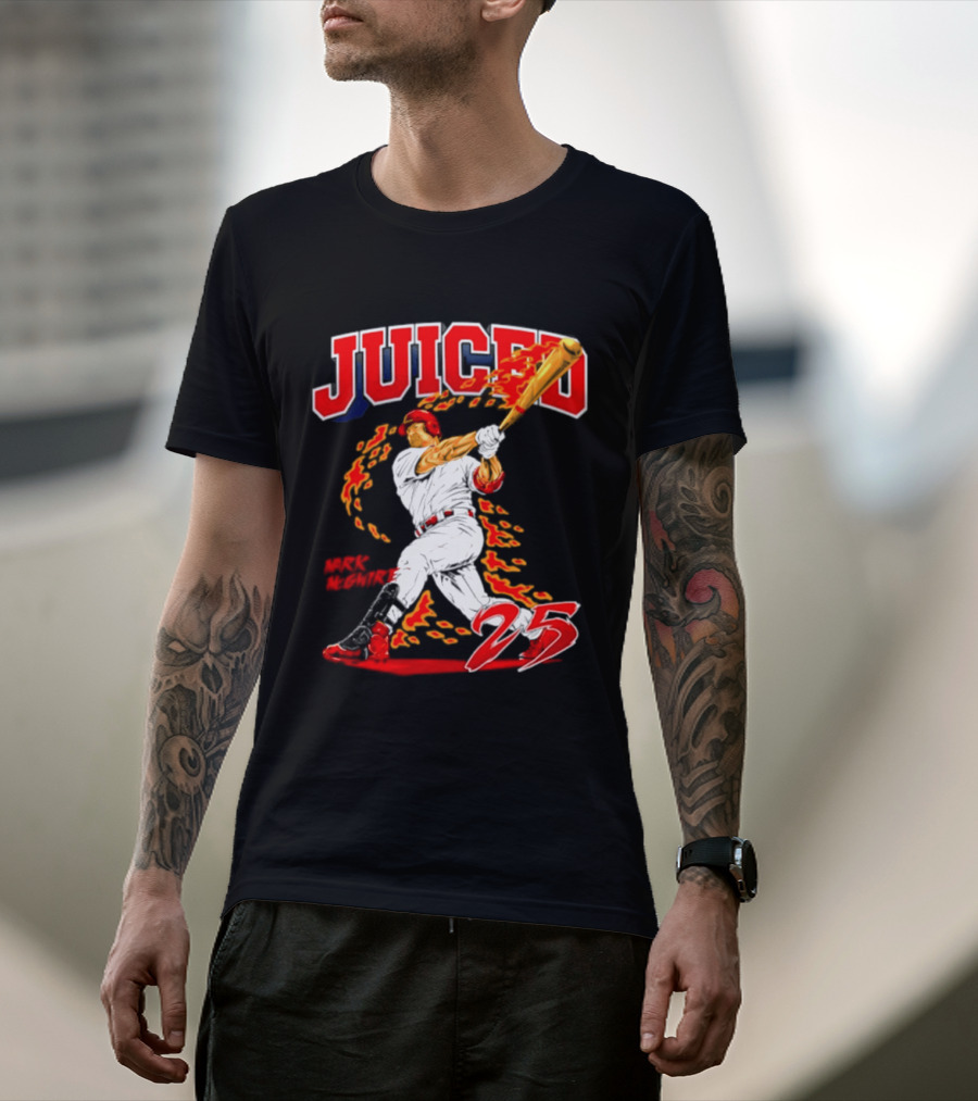 Juiced 25 St. Louis Cardinals MLB Slugger Swing T-Shirt