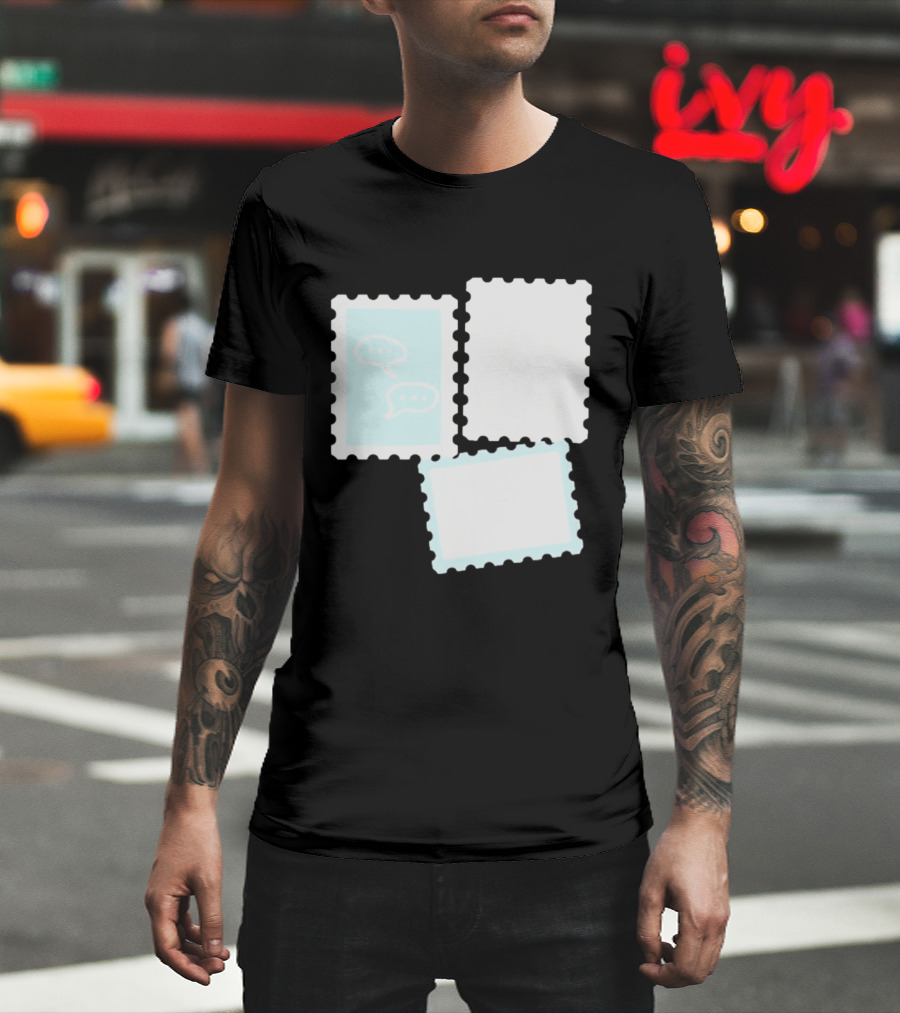 MassBQ Postage Stamps Speech Bubbles Collection T-Shirt