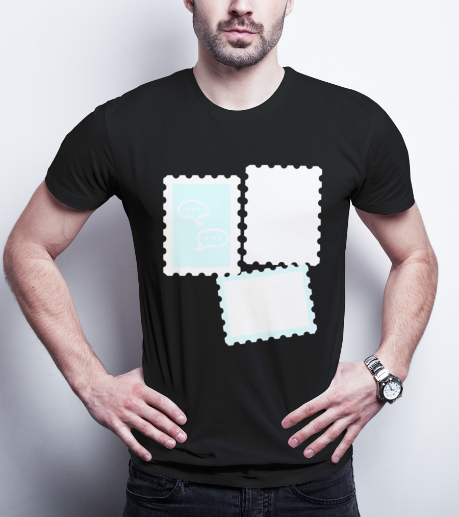 MassBQ Postage Stamps Speech Bubbles Collection T-Shirt