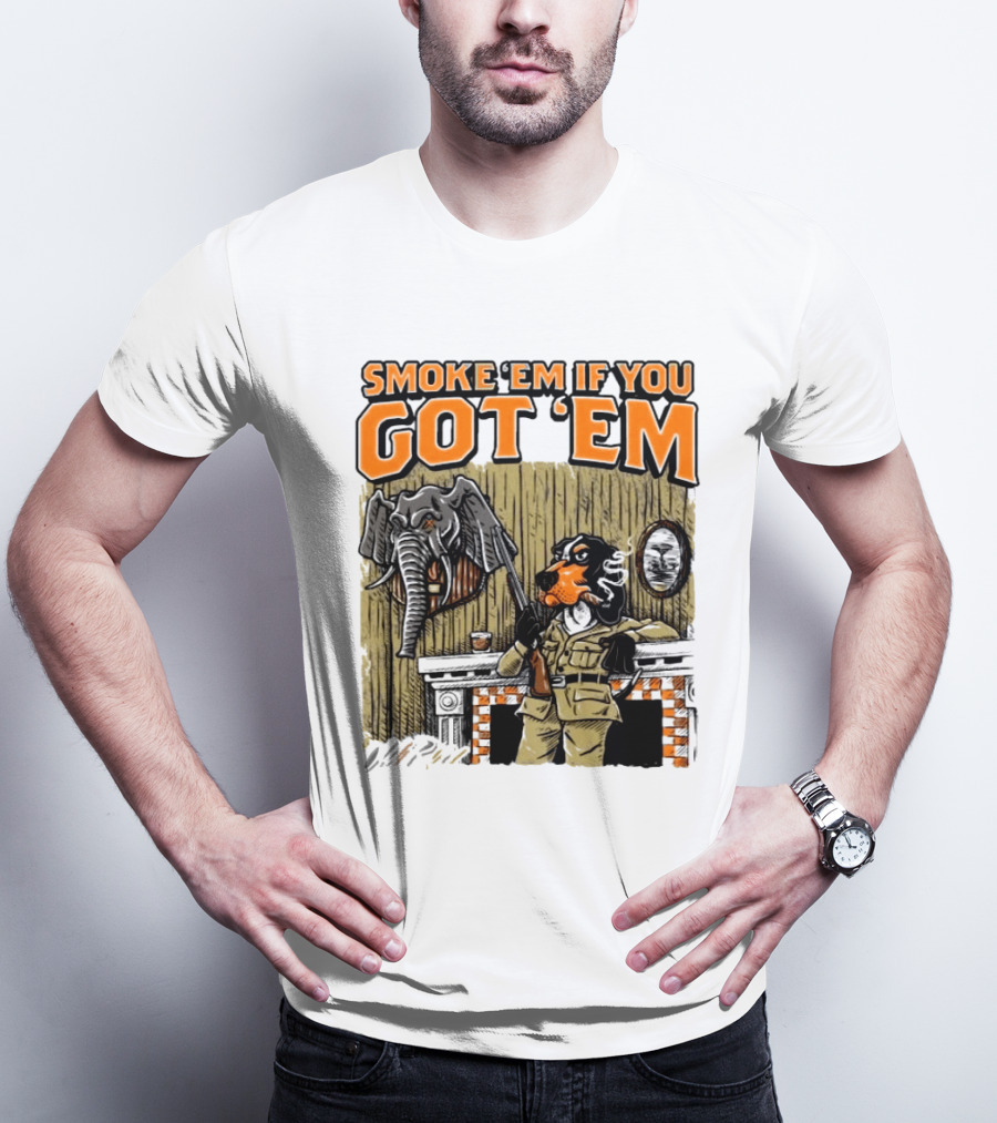 Smoke 'Em If You Got 'Em Tennessee Volunteers Beat Alabama Crimson Tide 26 10 T-Shirt