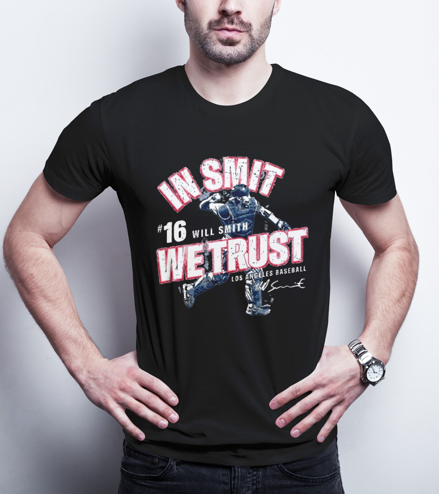 In Smit We Trust #16 Will Smith Los Angeles Baseball T-Shirt