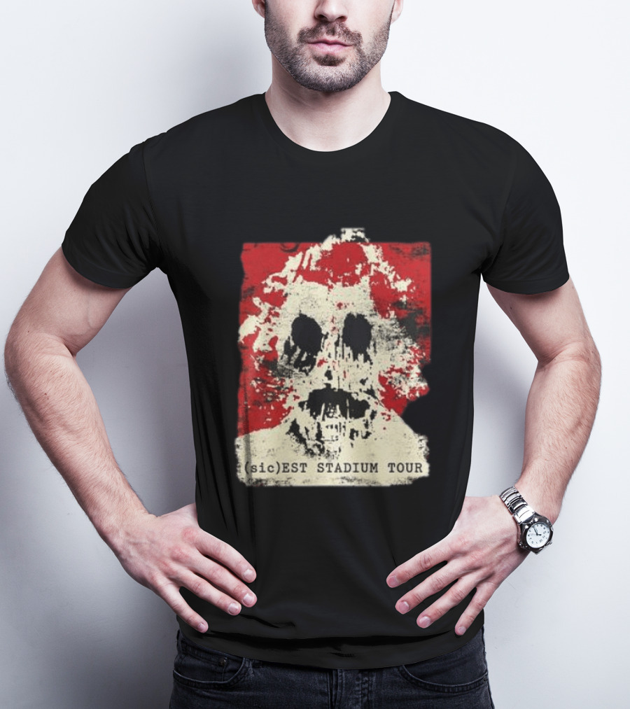 Slipknot Sicest Stadium Tour 2027 Signed Skull T-Shirt