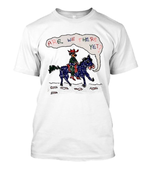 Are We There Yet Odd Hand Cowboy Horse Riding Adventure T-Shirt