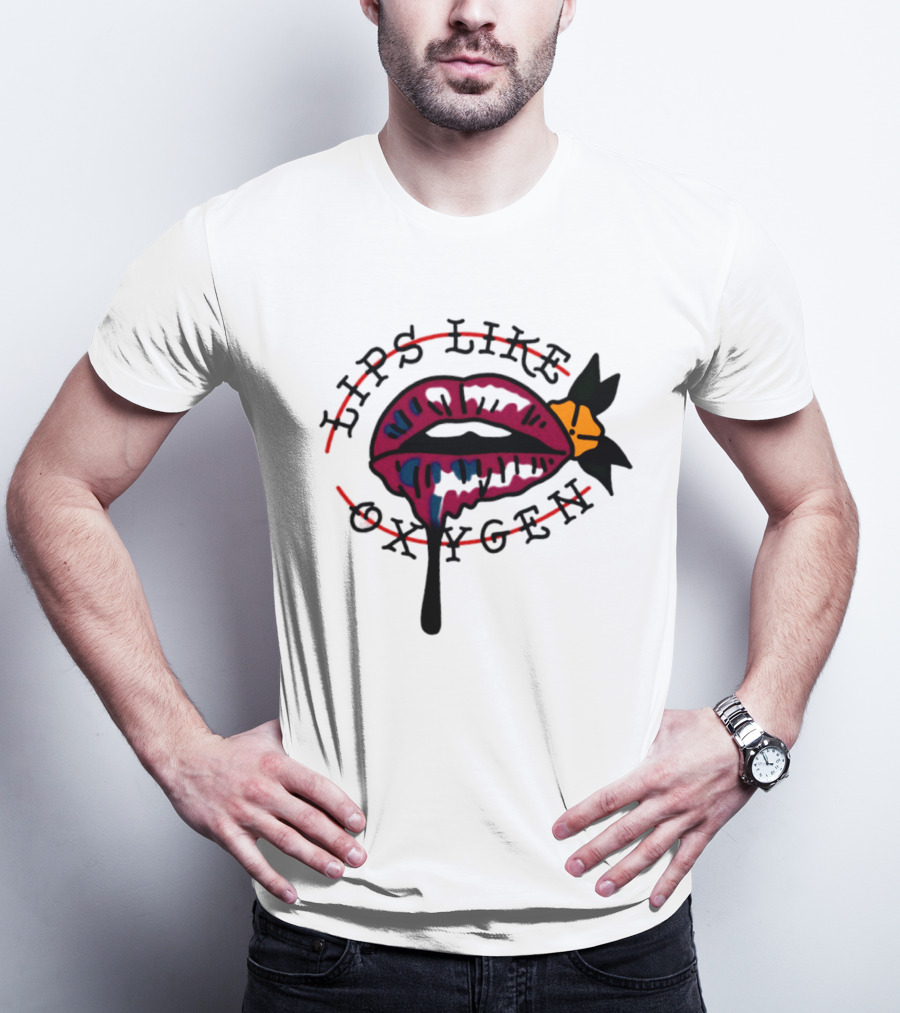 Lips Like Oxygen The Cure Robert Smith T-Shirt