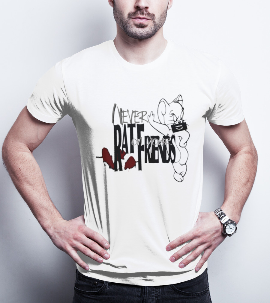 Never Rat On Your Friends Jerry Mouse Scontrol T-Shirt