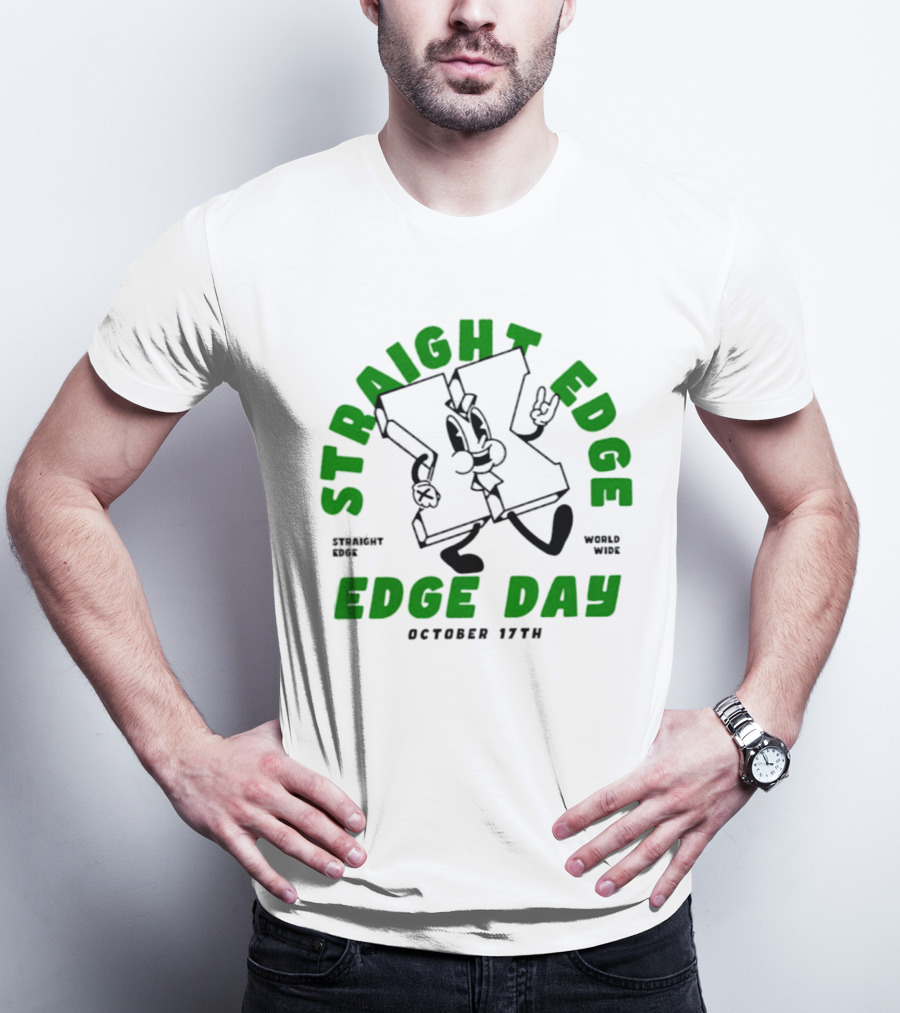Straight Edge World Wide Edge Day October 17th T-Shirt