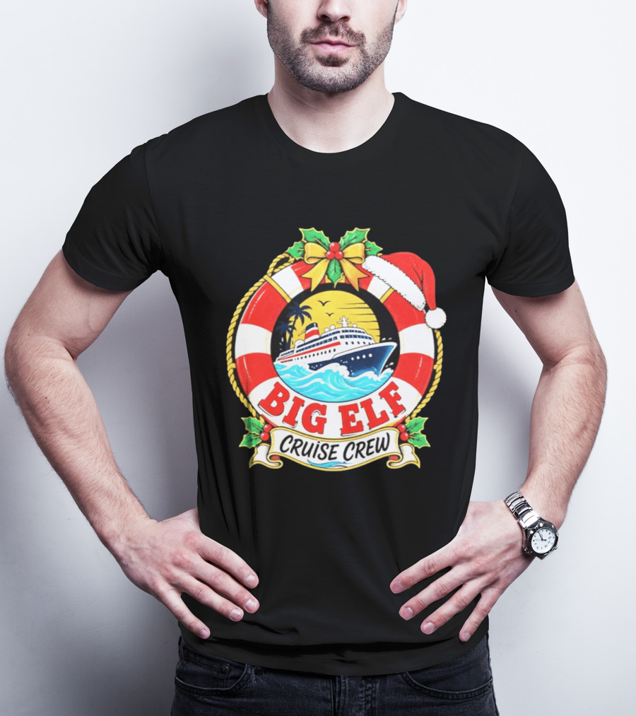 Big Elf Cruise Crew Christmas Vacation T-Shirt