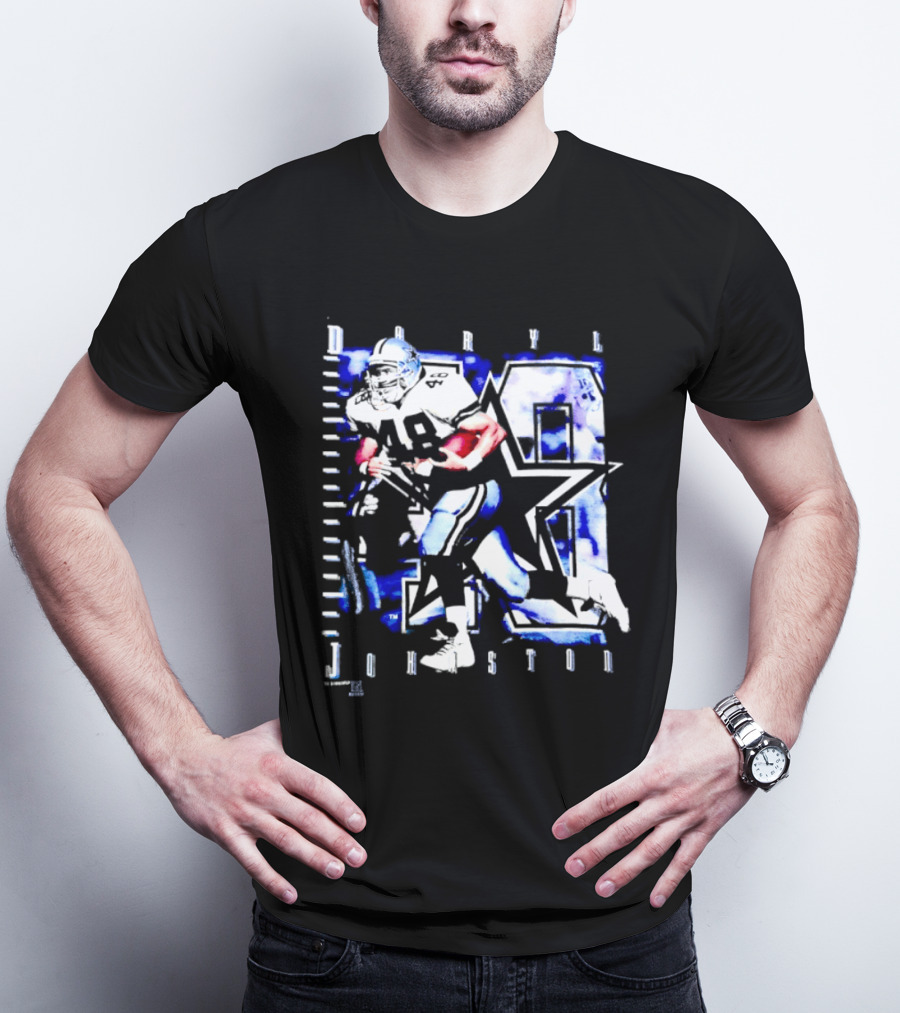 Daryl Johnston 48 Dallas Cowboys Football Player Star T-Shirt