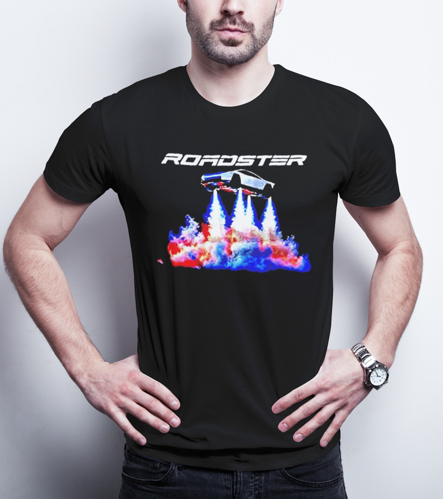 Flying Roadster 2026 Rocket Launch T-Shirt