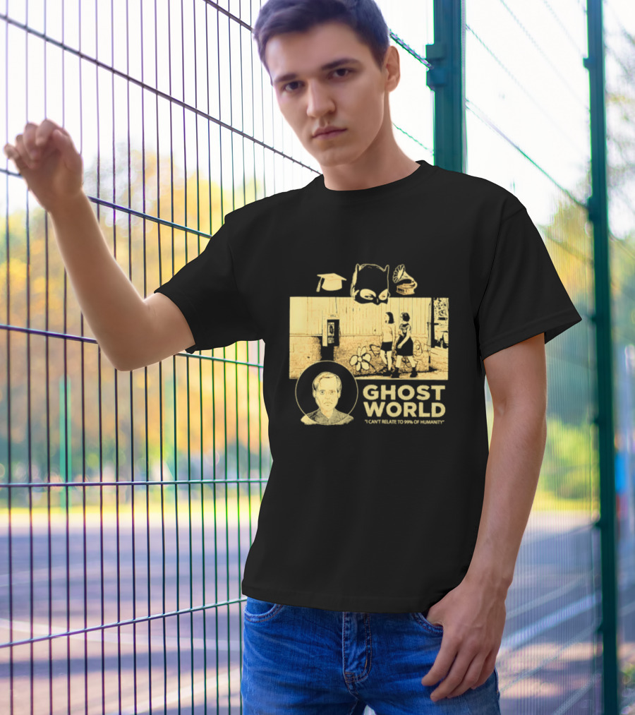Ghost World I Can't Relate To 99% Of Humanity Cartoon T-Shirt
